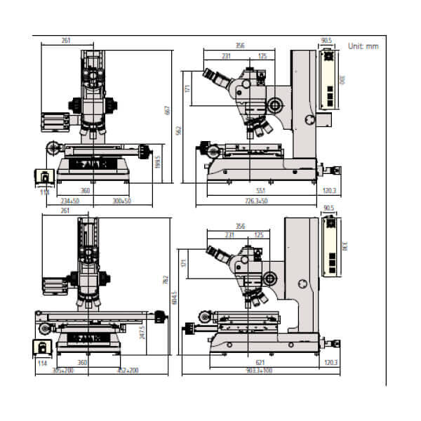 Kính hiển vi đo lường đa năng Mitutoyo Series 176 MF-U 176-885-10 | TECOTEC Group